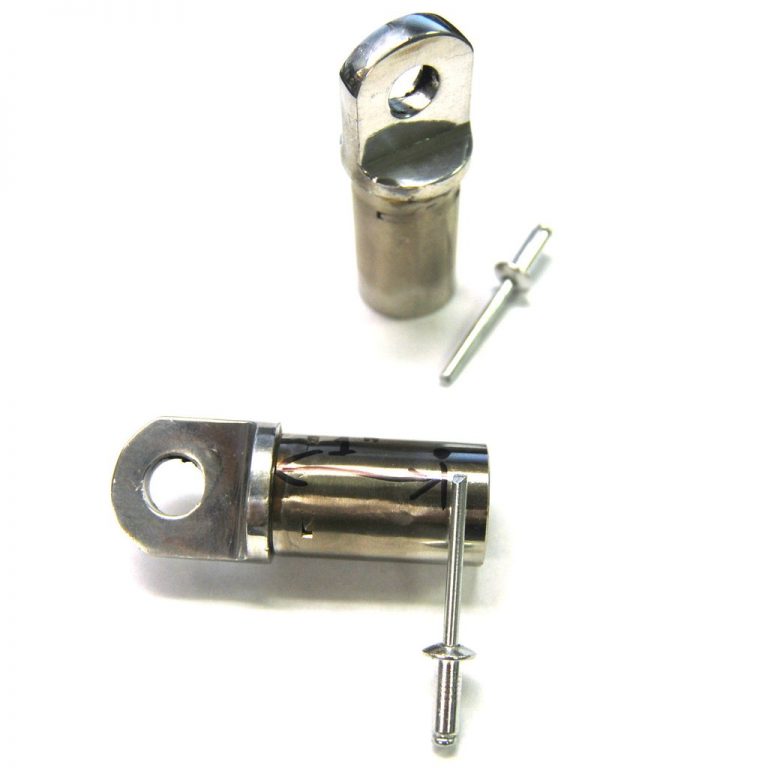 Aluminium Bimini Top Oar Lock Spacers - Kay Gee Inflatable Boats